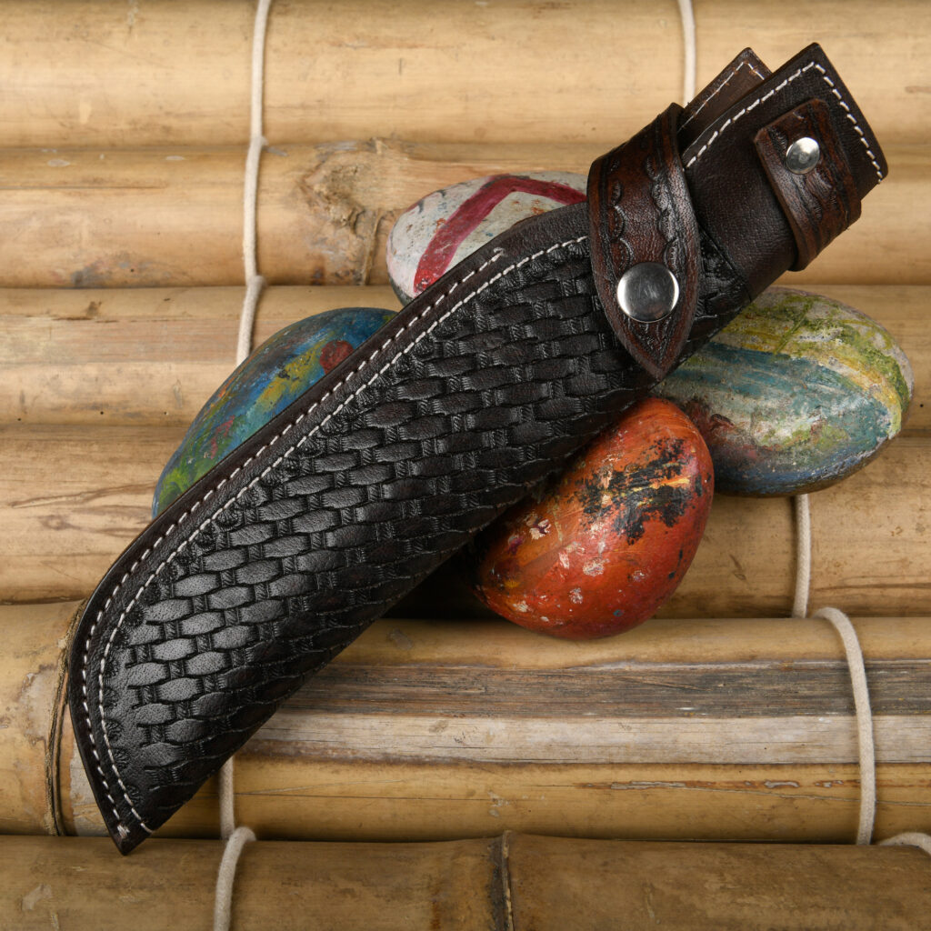 Leather Knife Sheath | Handmade 10-Inch – Durable & Secure Fit